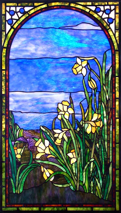 Tiffany leaded panels